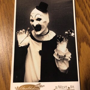 Terrifier Art the Clown Frosted Glass 20oz Tumbler Horror - Etsy