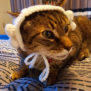 Aviator Hat Pattern, PDF Pattern, Oona Patterns, Hats for Cats, Cat Hat ...