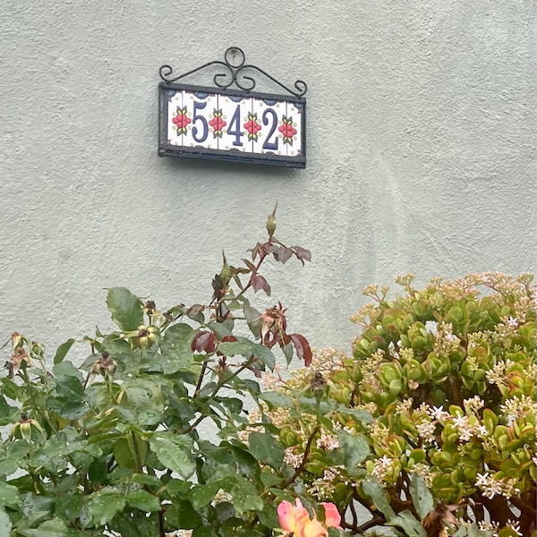 Key Holder for Wall, Key Rack, Key Hanger, Mexican Tile, Ceramic Tile ...