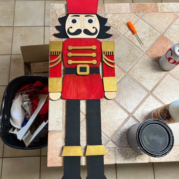 Nutcracker Porch Sign SVG File Nutcracker Sign- Winter Porch Sign SVG ...