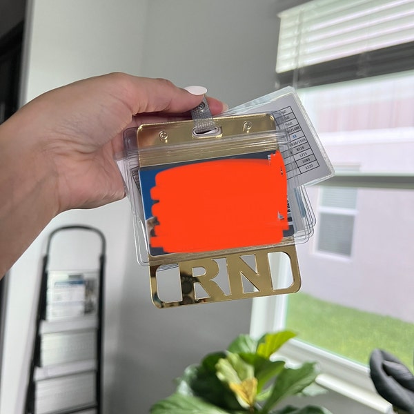 Custom Badge Buddy, Oversized Personalized Badge Backer, Nurse Badge ...