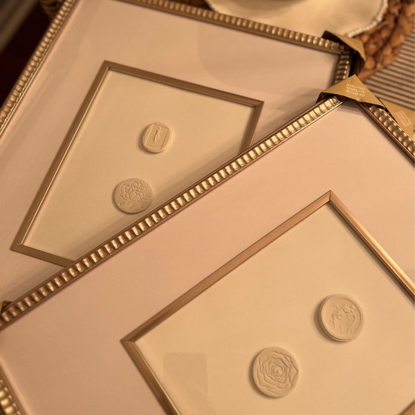 Framed Intaglio Art - Etsy