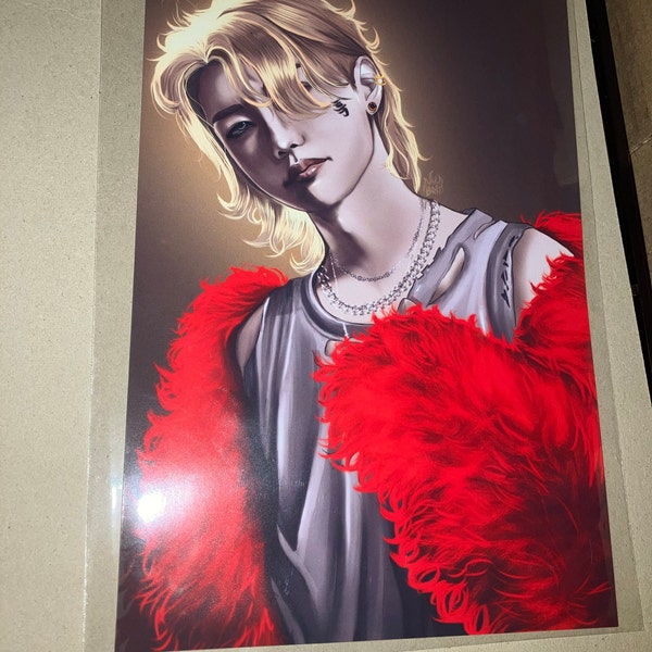 TOPLINE - Felix Stray Kids Print - Etsy