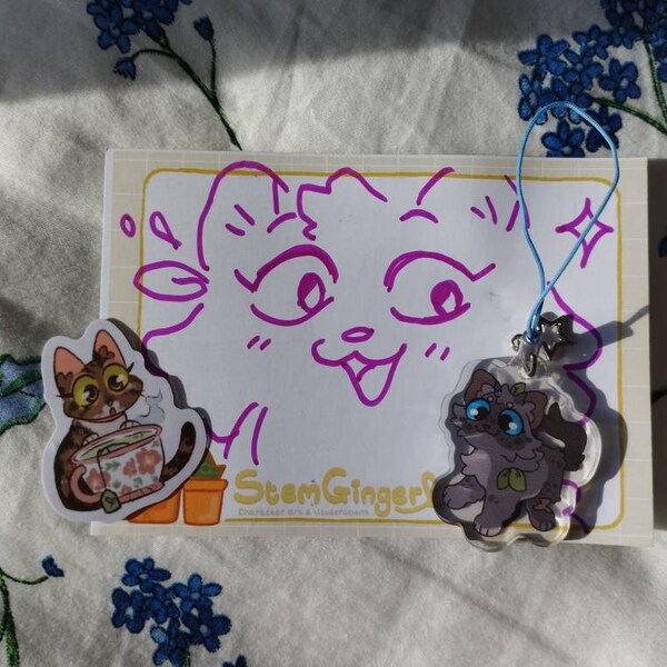 Warriors Cute Cat Art Print the New Prophecy - Etsy