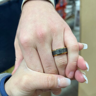 Circuit Board Fidget Spinner Wedding Band, Computer Science Engagement ...