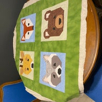 Set of 4 Camping Quilt Block Patterns Mountains Camper - Etsy Canada