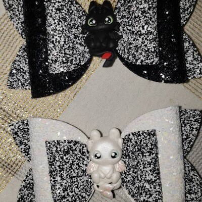 Dr Seuss Week Bow...read Across America Bow...aqua and White Bow ...