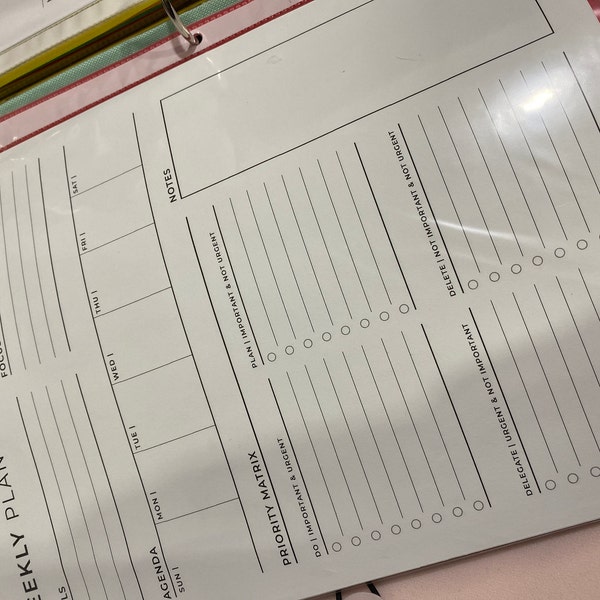Printable Planner, Personal Planner Bundle, Daily Weekly Monthly ...