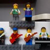 Grateful Dead Stage CUSTOM Made of Lego Bricks Jerry Garcia Phil Lesh ...