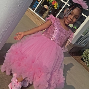 White Baby Blue Prom Gown With Butterflies & Detachable Train - Etsy