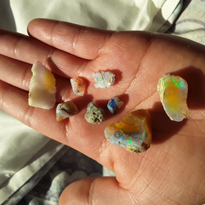 Smooth Opal Rough Lot 50 Cts 8-10 Pcs AAA Large Size Ethiopian Welo ...