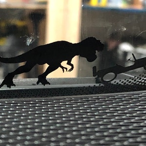 T-rex Sticker, Car Window Sticker, Tyrannosaurus Rex Sticker, Dinosaur ...