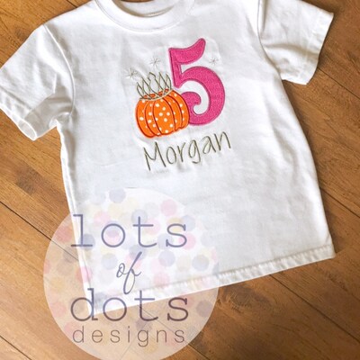 Pumpkin Princess Crown Number 5 Digital Machine Embroidery Applique ...