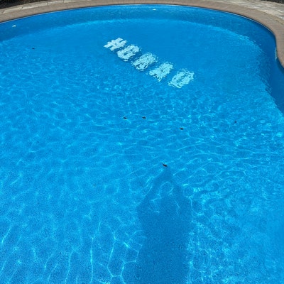 White Floating Thin Plastic Pool Letters and Numbers Customizable Large ...