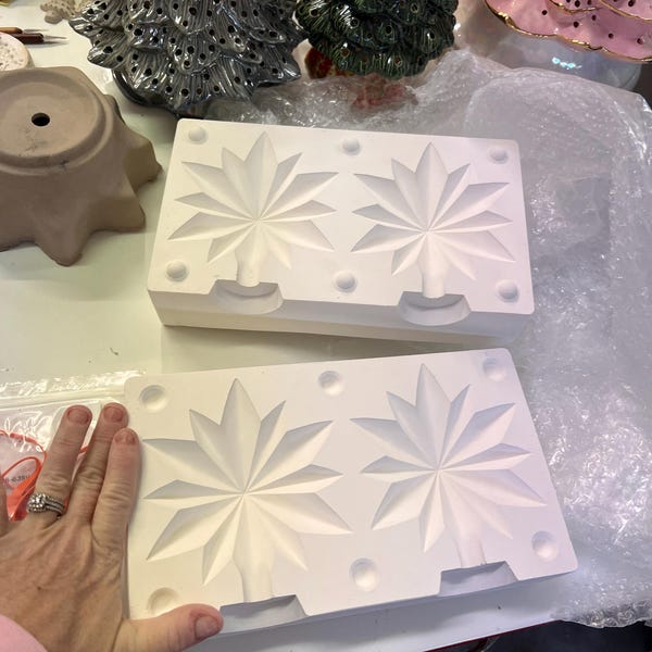 Skull Vase Ceramic Slip Casting Plaster Mold Combo - Etsy