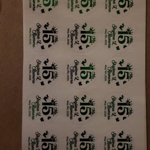 Mis Quince Años Stickers: Butterfly Invitations, Thank You Favors - Etsy