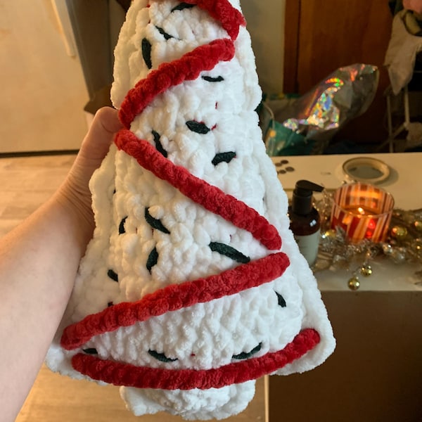 Christmas Tree Cuddler Crochet Pattern by Sheepish Stitches | Christmas ...