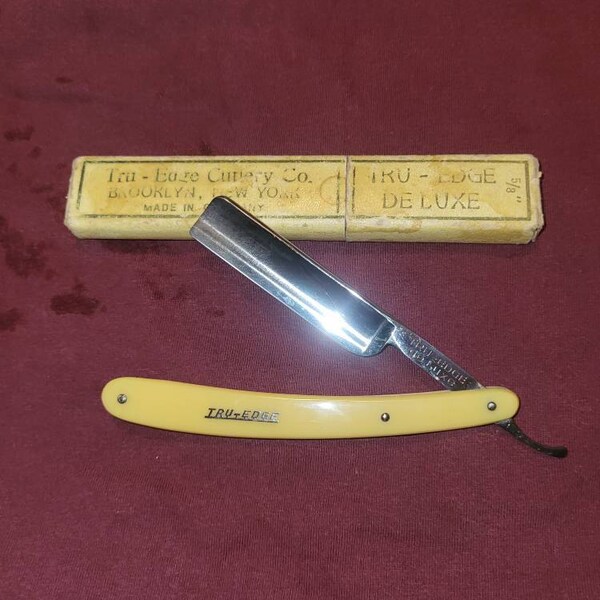 Vintage De Pews Straight Razor restored, Shave Ready - Etsy