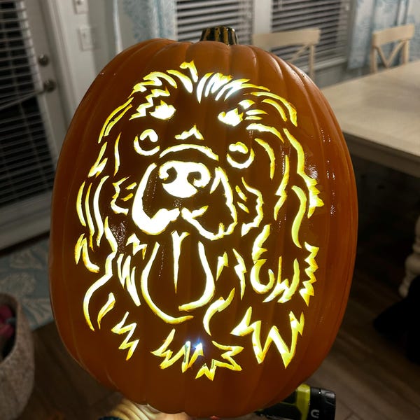 Printable Pumpkin Carving Pattern: Corgi - Etsy