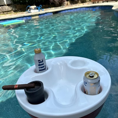 Floating Beverage Holder for Pool - Etsy