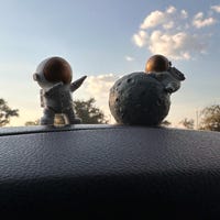 Cartoon Cat Car Review Mirror Decor, Cute Cat Figurine, Kawaii Car ...