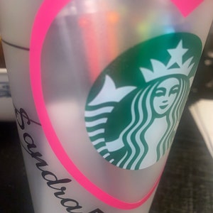 Starbucks Reusable Hot Cups / Personalized Coffee Cup / - Etsy