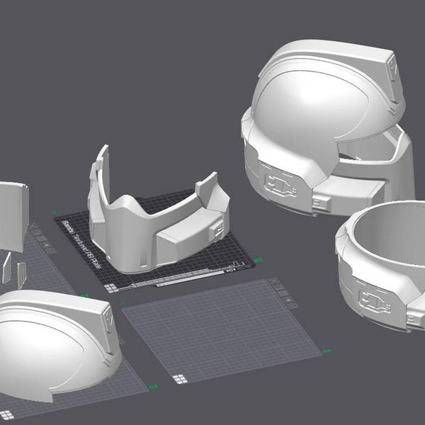Helldiver Scout Helmet 3d Files SC 34 - Etsy