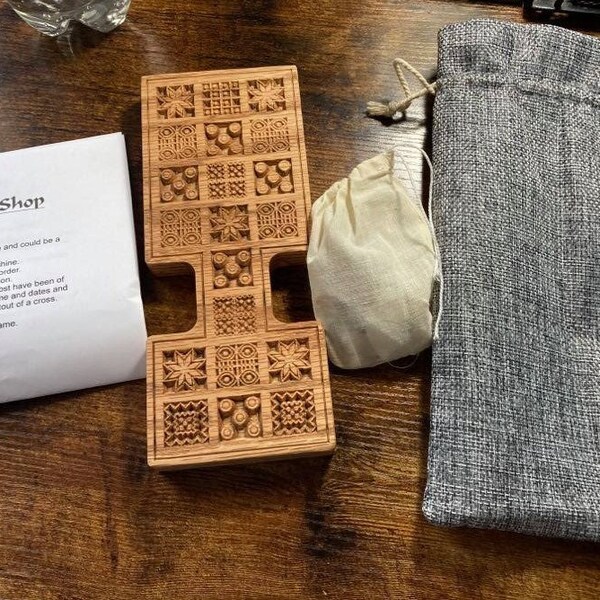 Royal Game of UR From 2000 BC Made With Solid Oak Wood and Has a ...