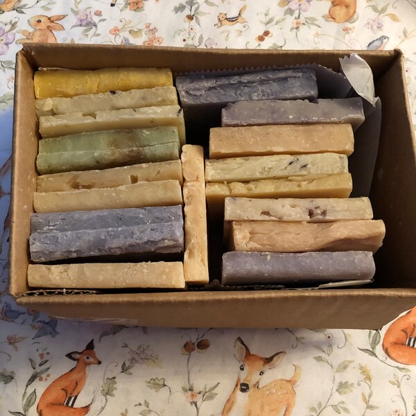 Floral Soap Ends 15 or 30 Pieces Pick Your Favorite Scent Handmade Soap ...