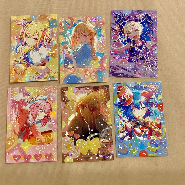 CUSTOM PJSK POLCOS !! - Your Favorite Cards! - Etsy