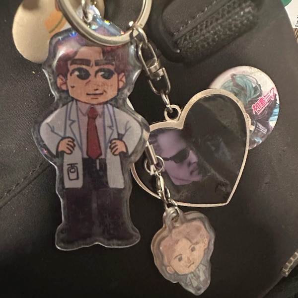 1.5 Inch House MD Glitter Acrylic Charm Keychains - Etsy