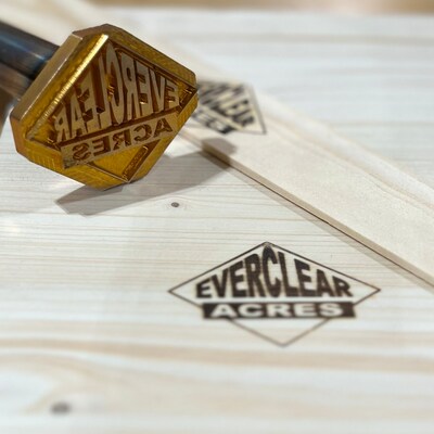 Custom Ice Stamp, Made in USA, Stamp Logo Ice, Ice Branding, Ice Brand ...