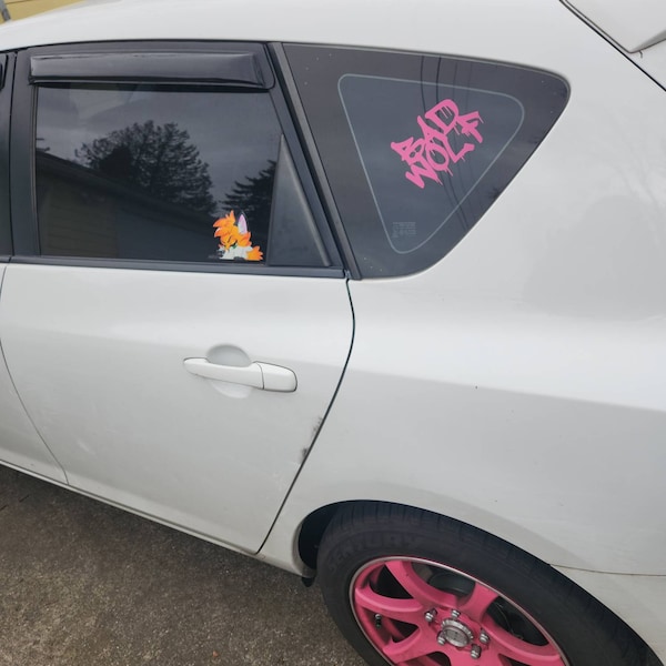 German Shepherd Furry Vinyl Sticker Cars, Laptops, Water Bottles ...