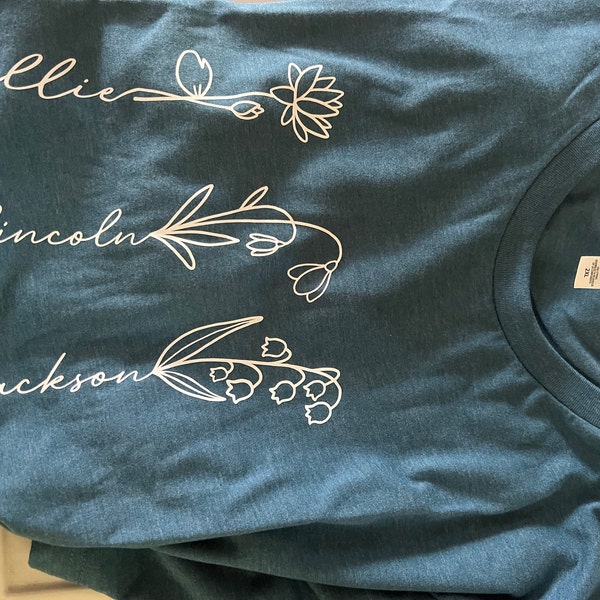 Custom Heart Line Shirt, Custom Valentine's Day, Personalized Heart ...