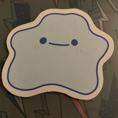 Cute Blob Pokemon Ditto Stickers - Etsy