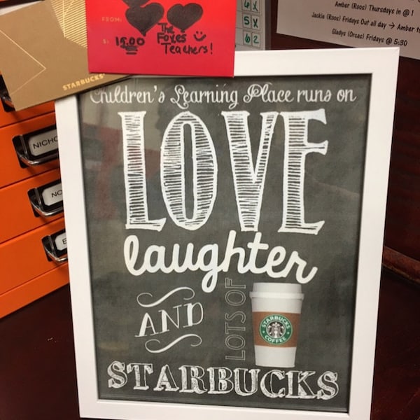 Office Sign // Work Sign // Diet Coke Sign // This Office Runs on Love ...