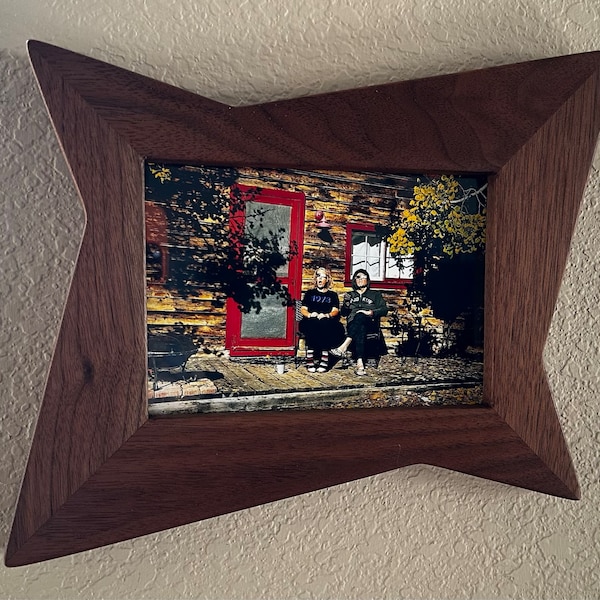Natural Hickory Wood Picture Frame - Gallery Wall Frames - Etsy