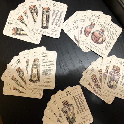 Adventuring Gear: D&D Item Card Packs - Etsy