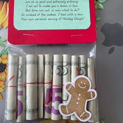 Christmas Christmas Dough Money Cash Gift Kit DIY Funny Pun Holiday ...