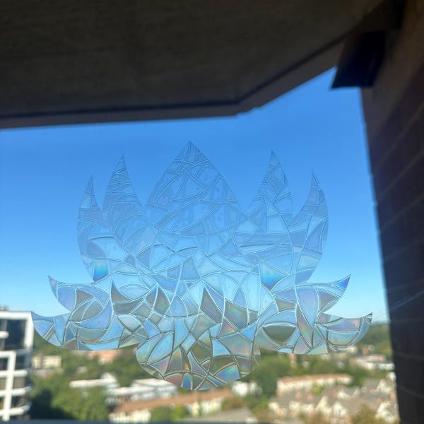 Sun and Clouds Window Suncatcher Decal Set - Colorful Nursery Wall Art ...