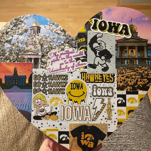 Aesthetic College Themed Collage Canvas-customizable for Any College ...