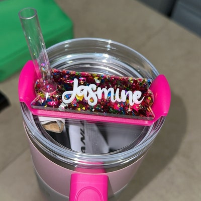 Stanley Name Plates Lid Toppers Cup Accessories Personalized Name Tag ...