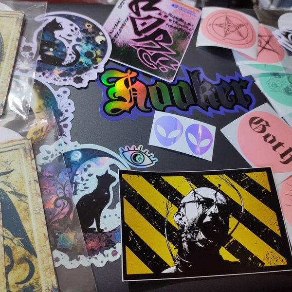 Foiled Bookmarks, Set of Three Bookmarks, Witchy Aesthetic, Bookish ...