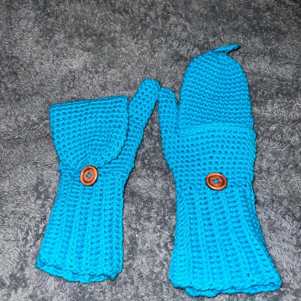 PDF Pattern: Crochet Convertible Fingerless Mittens - Etsy