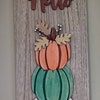 Hello Fall Pumpkin Cotton Porch Leaner Sign SVG File Autumn Pumpkin ...