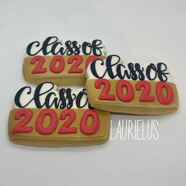 Class of or Graduation Year Cookie Cutter and Fondant Cutter and Clay ...
