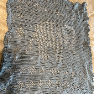 Filet Elephant Blanket Crochet Pattern PDF FILE ONLY Instant Download ...