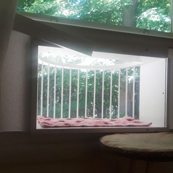 Cat Solarium Sunroom Package: the Ultimate Cat Window Box. This Catio ...