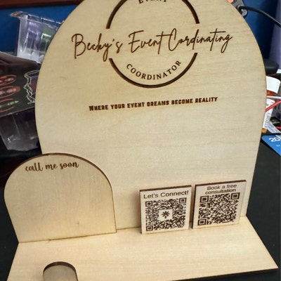 Personalized Business Table Sign, Craft Trade Show Display, Business ...