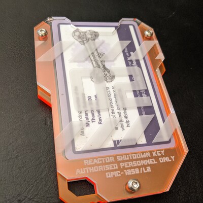 Cyberpunk Keycard Style Card ID Holder - Etsy